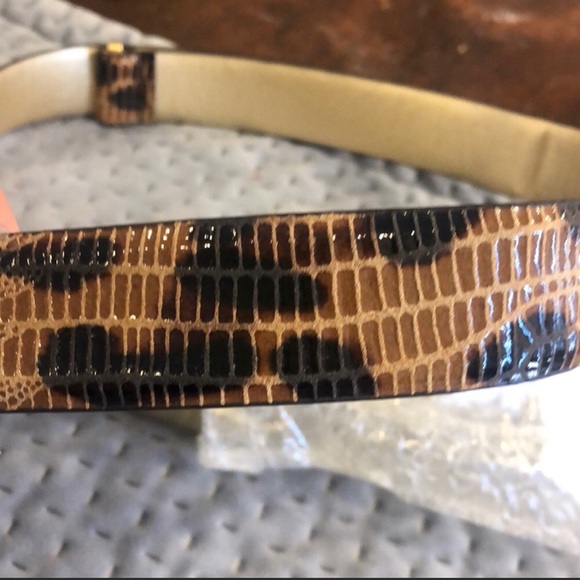 Wcm | Accessories | Embossed Cheetah Print Leather ...